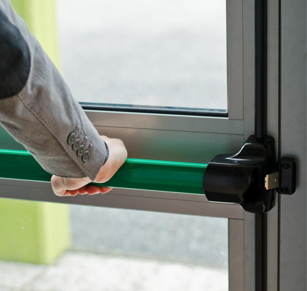 All About Crash Bar Door Hardware | Spider Locksmith